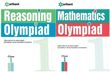 Mathematics Olympiad Reasoning Olympiad Class 1st Set Of 2 Books Ansh Book Store