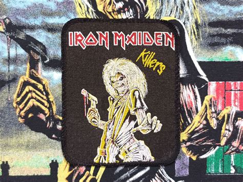 Iron Maiden “killers” Printed Patch 3 Versions Eddies Battle Vest