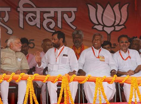Bjp Let Down By Allies Paswan Kushwaha Manjhi Fall Flat On Face