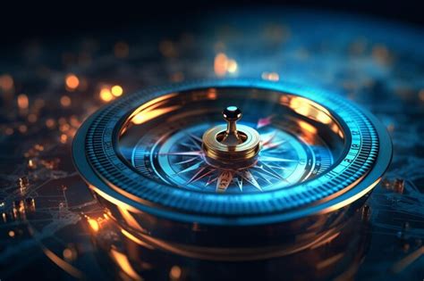 Premium Photo Conceptual Illustration Of A Compass Pointing To Generative Ai