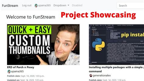 Youtube Clone Project Showcasing Django Framework Youtube