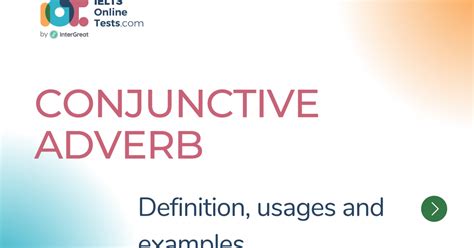 Conjunctive Adverb Definition Usages And Examples Ielts Online Tests