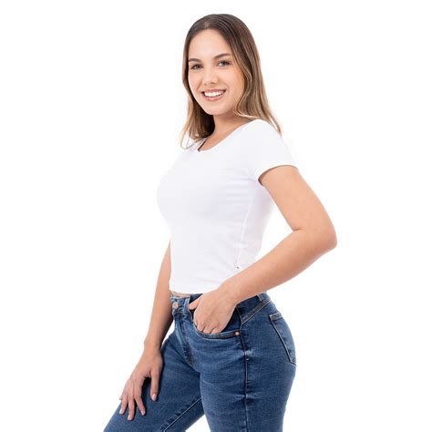 Ripley Polo Manga Corta Mujer Squeeze Mells