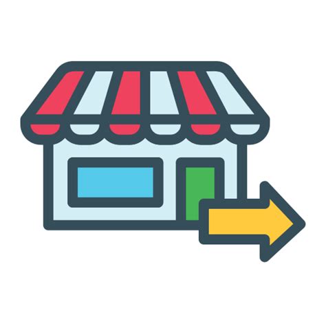 Ubicación De La Tienda Iconos Gratis De Comercio