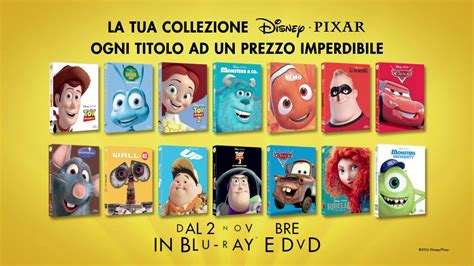 La Collezione Disney Pixar Dal 2 Novembre In Blu Ray E Dvd Youtube