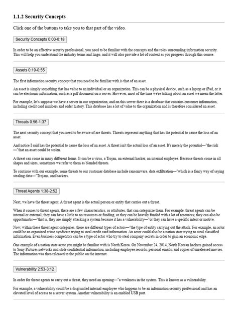 112 Security Concepts Pdf Vulnerability Computing Security