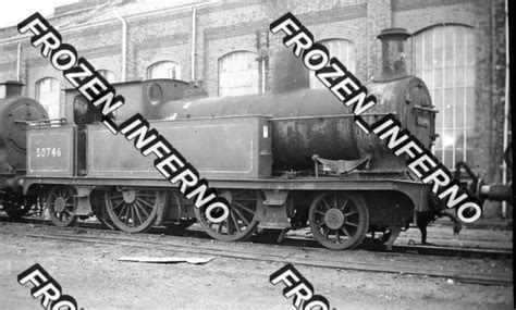 Old Train Negativebritish Railways Steam Locomotiveno50746