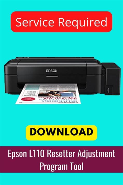 Epson L110 Resetter Tool