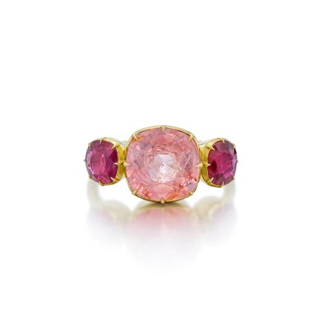 Padparadscha Sapphire And Ruby Ring Fine Jewels Jewelry Sothebys