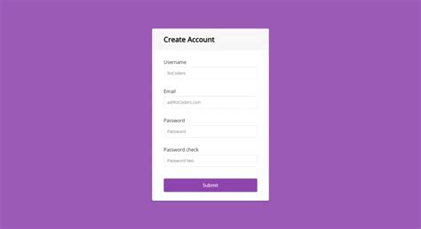 How To Make Client Side Form Validation Using Javascript Rocoderes
