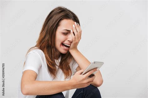 Scared Crying Woman