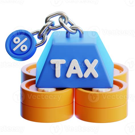 Tax Burden 3d Icon 36877810 Png
