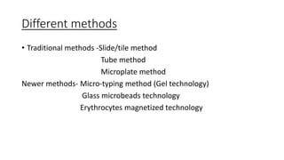 Blood Grouping PPT