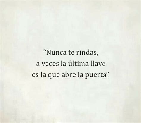Nunca Te Rindas FRASES PW