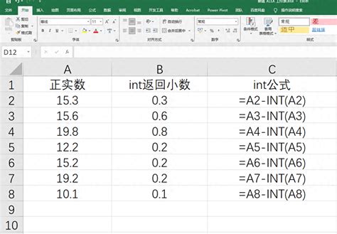 Excel转化为整数的函数int用法详解 趣帮office教程网 Excel转化为整数的函数int用法详解 趣帮office教程网