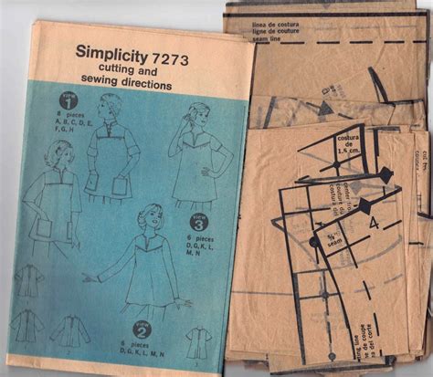 70s Maternity Smock Top Pattern Simplicity 7273 Size 14 Or 16 Bust 36