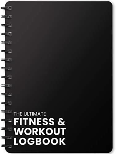 Ultimate Fitness Journal And Gym Workout Log Book With Plastic Covers A5