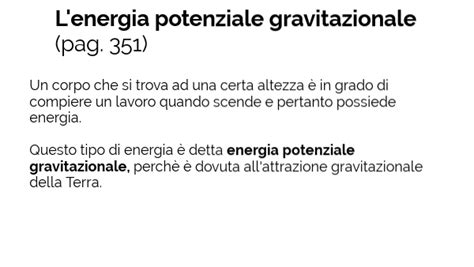 Energia Potenziale Gravitazionale