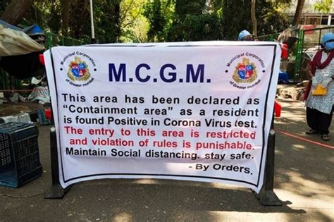 Bmc Identifies 191 Coronavirus Containment Zones In Mumbai Curly Tales