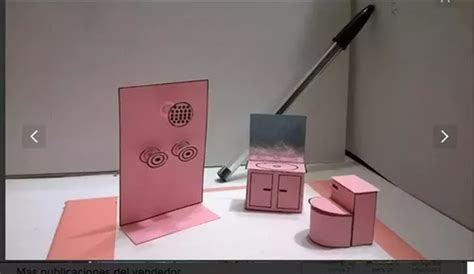 Maquetas Muebles De Cartulina Para Armar Paq C60 Juegos En Venta En
