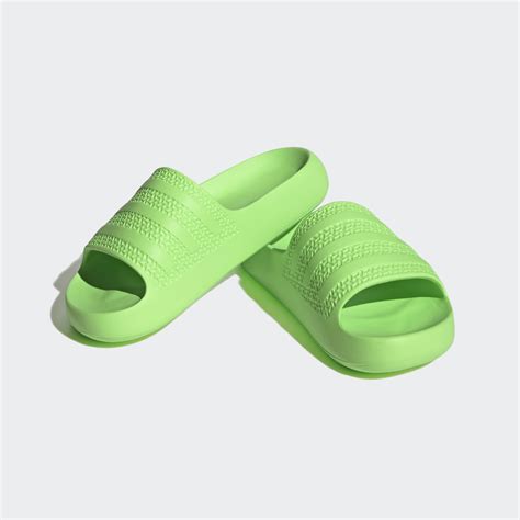 Adidas Adilette Ayoon Slides Green Adidas Uae