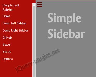 Simple Sidebar Simple Jquery Sidebar Plugin Jquery Plugins