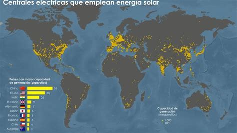 El mapa de la energía solar en el mundo Noticias Ambientales
