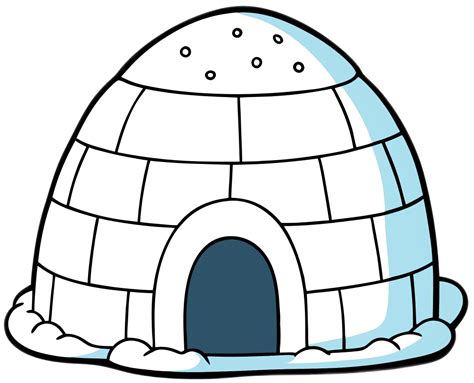 Black And White Igloo