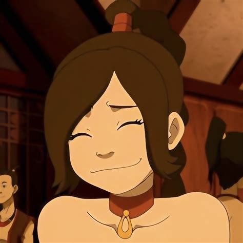 An Animated Image Of A Woman With No Shirt On Looking At The Camera And Smiling