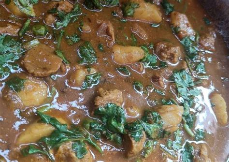 Soya Aloo Sabji Recipe Soya Potato Curry Soya Chunks Sabzi Recipe By