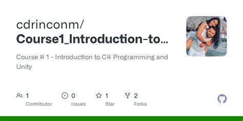 github cdrinconm course1 introduction to c programming and unity
