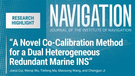The Institute Of Navigation On Linkedin A Novel Co Calibration Method For A Dual Heterogeneous