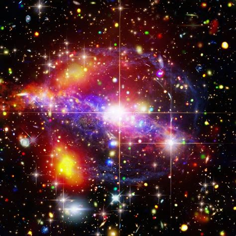 Highly Detailed Epic Galaxy And Stars The Elements Of This Image