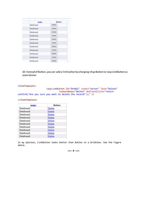 Popup Confirmation For Delete Button In Gridview Docx