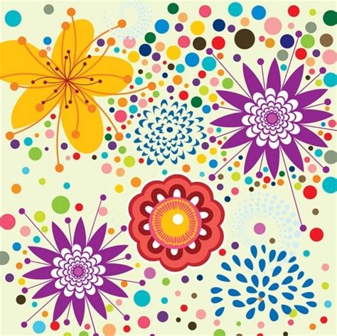 素敵な花ベクター背景 5 無料ベクター 83706 Kb 無料素材イラスト・ベクターのフリーデザイナー