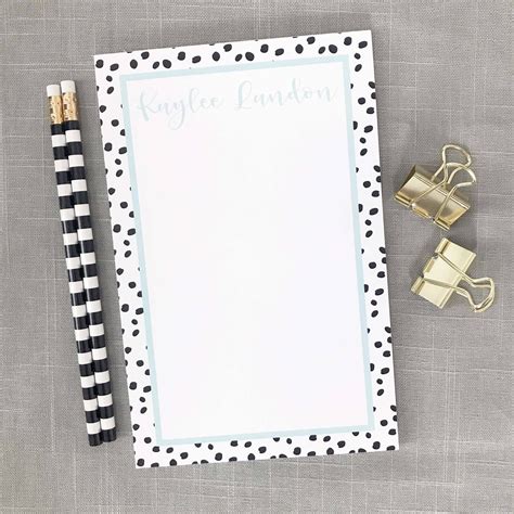 Personalized Notepad Stationery Templates Templatesz234