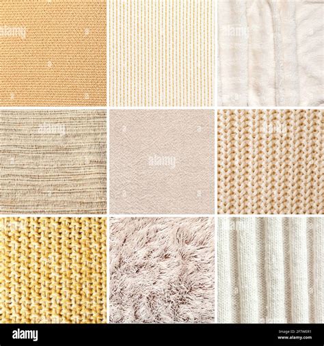 Different Fabric Textures Top View Stock Photo Alamy