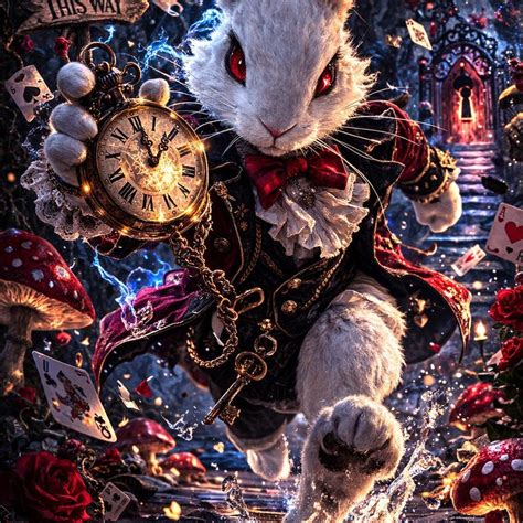 Sexy Alice In Wonderland Art Etsy