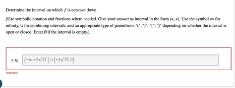 Solved Let F X X X Determine The Interval On Which F Chegg