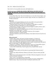 Hist 102 Midterm Exam Study Guide Summer 2016 Hist 102 W Midterm
