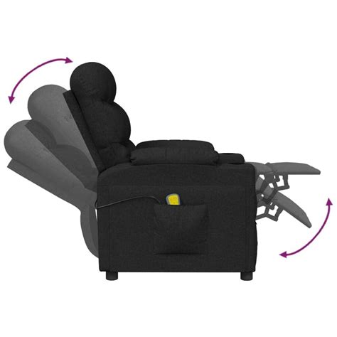 Buy Massage Chair Black Fabric Online With Afterpay