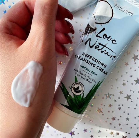 Oriflame Love Nature с алое вера и кокосовой водой - крем для умывания ...