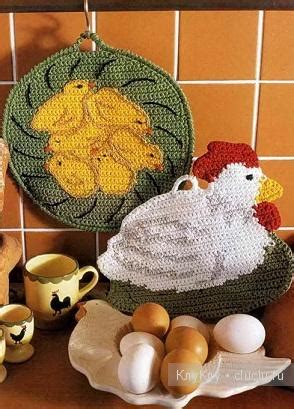Прихватка со схемами, курочка крючком / Прихватки для кухни и игольницы ...