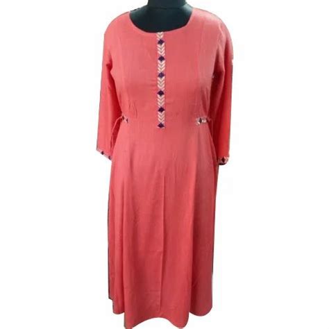 42 And44 Cotton Anarkali Kurti At Best Price In Jaipur Id 17151999362