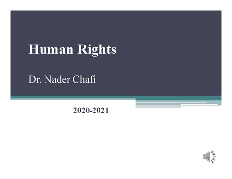 Principle And History Of Human Rights Slides Human Rights Docsity