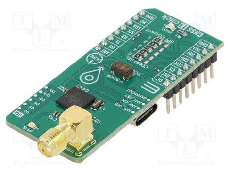 gnss 11 click mikroe click board prototype board comp eva m8n