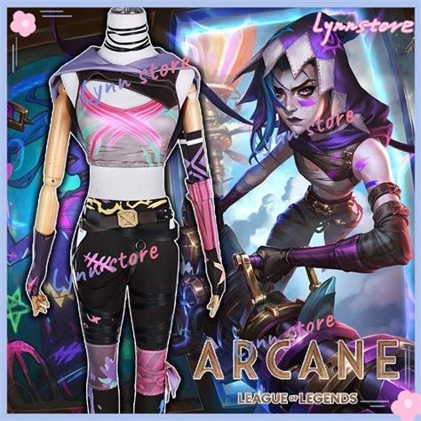 League Of Legends Arcane JINX Cosplay Costume Arcane Fractured Jinx