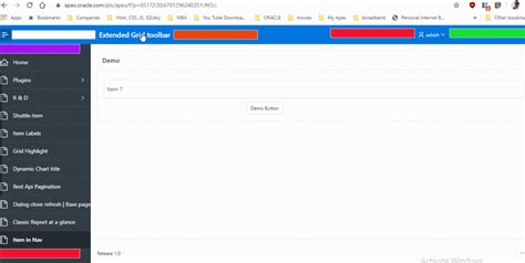 move item in navigation menu bar ontoor plugins