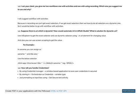 Uipath Interview Questionspdf It Was Productive Ppt