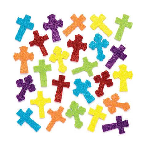 Religious Glitter Stickers Baker Ross